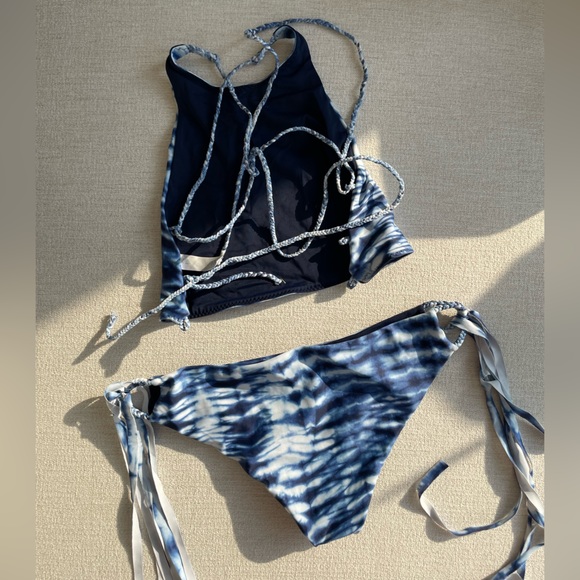 Kai Swim | Swim | Kai Swim Blue Halter Neck Bikini | Poshmark
